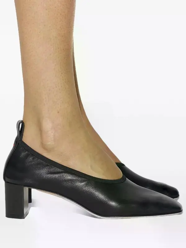 AeydĒ Leather Heeled Pumps