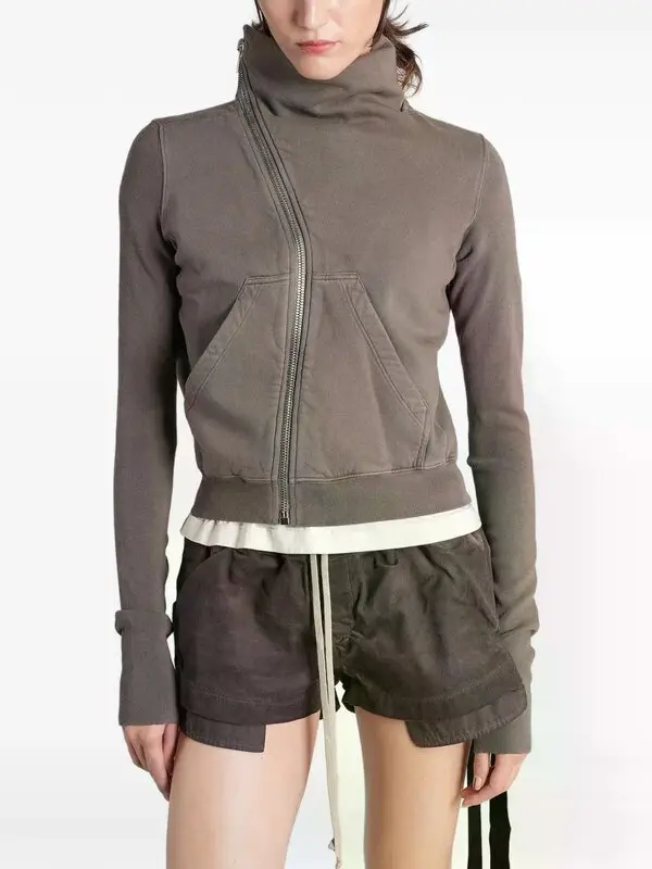 Rick Owens Mountain Asymmetric-zip Sweatshirt