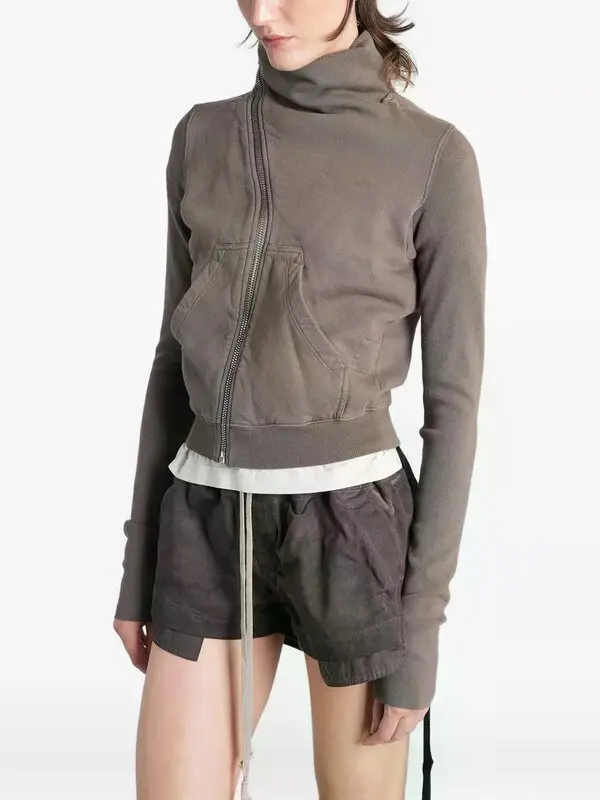 Rick Owens Mountain Asymmetric-zip Sweatshirt