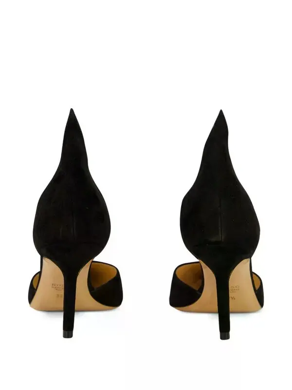 FRANCESCO RUSSO High-back Suede Pumps