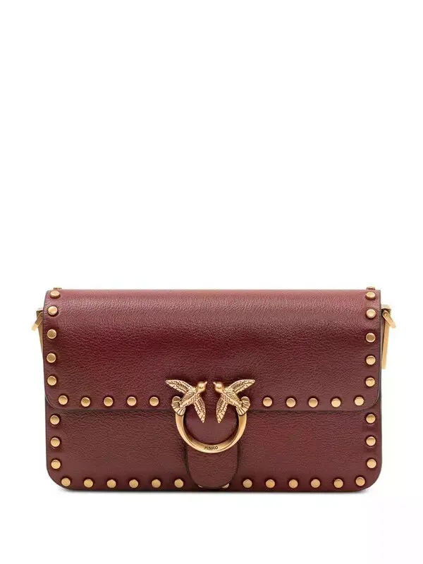 Pinko Baby Love One Slouchy Shoulder Bag - Red