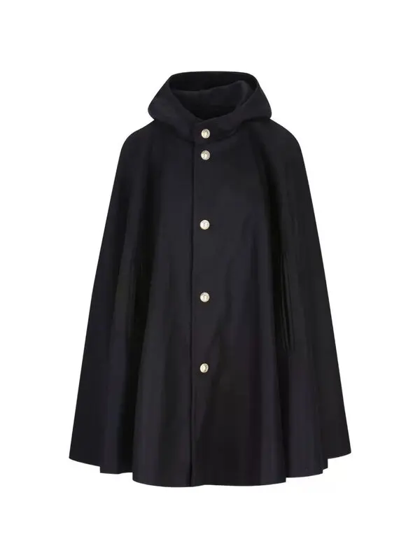 CINI Hooded Button-up Cape