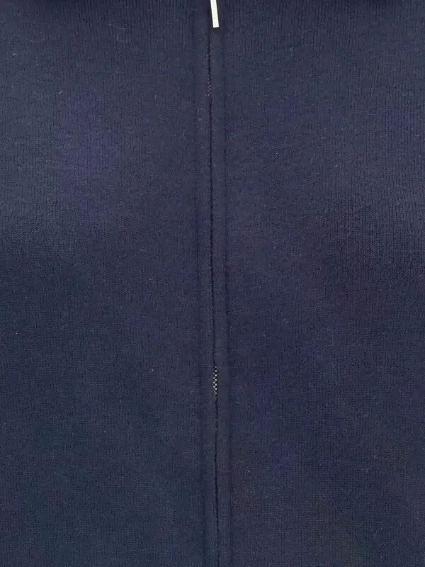 Giorgio Armani Ribbed-knit Panelled Jacket