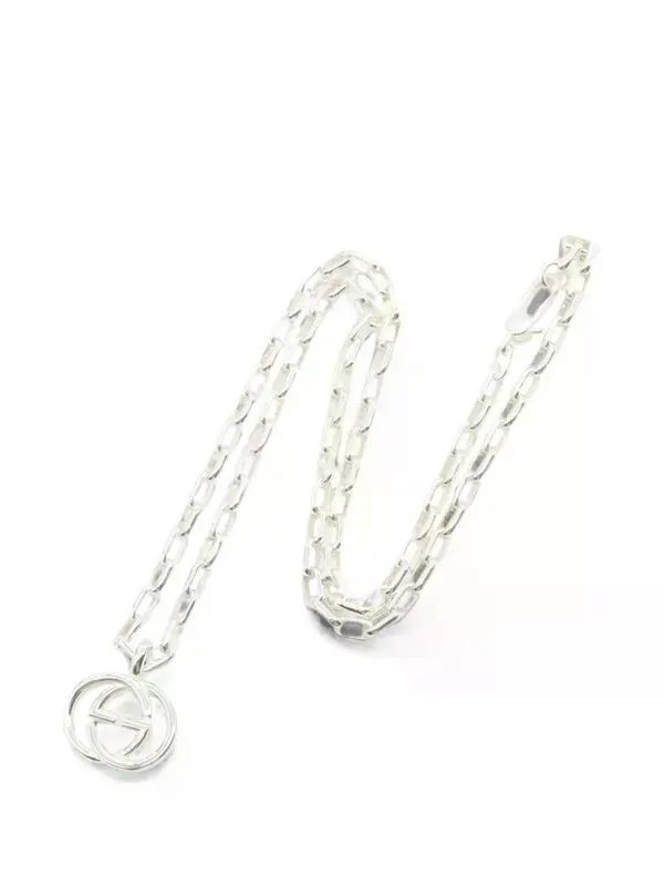 Gucci 2010s Interlocking G Pendant Necklace
