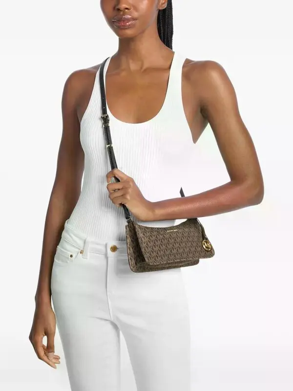 Michael Kors Zadie Small East West Zip Around Crossbody