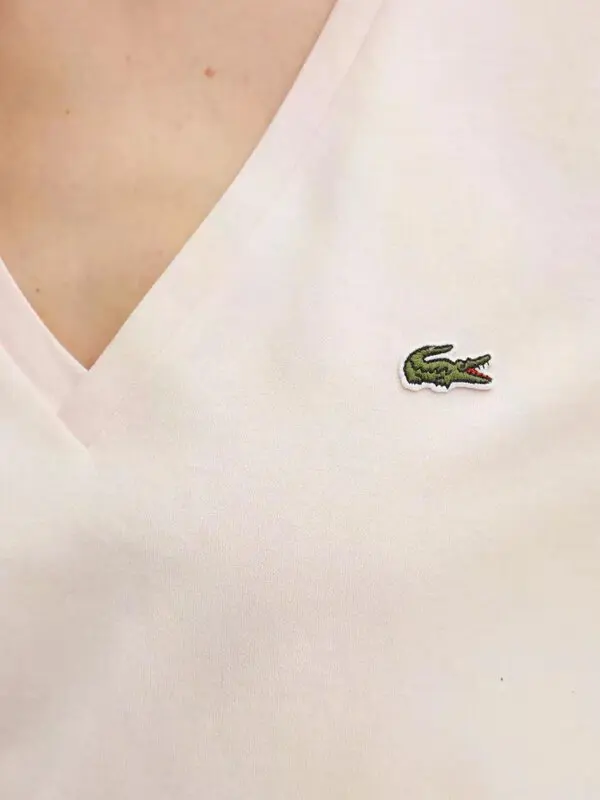 Lacoste V-neck Logo T-shirt