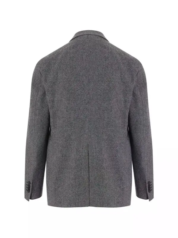 Tagliatore Herringbone Single-breasted Blazer
