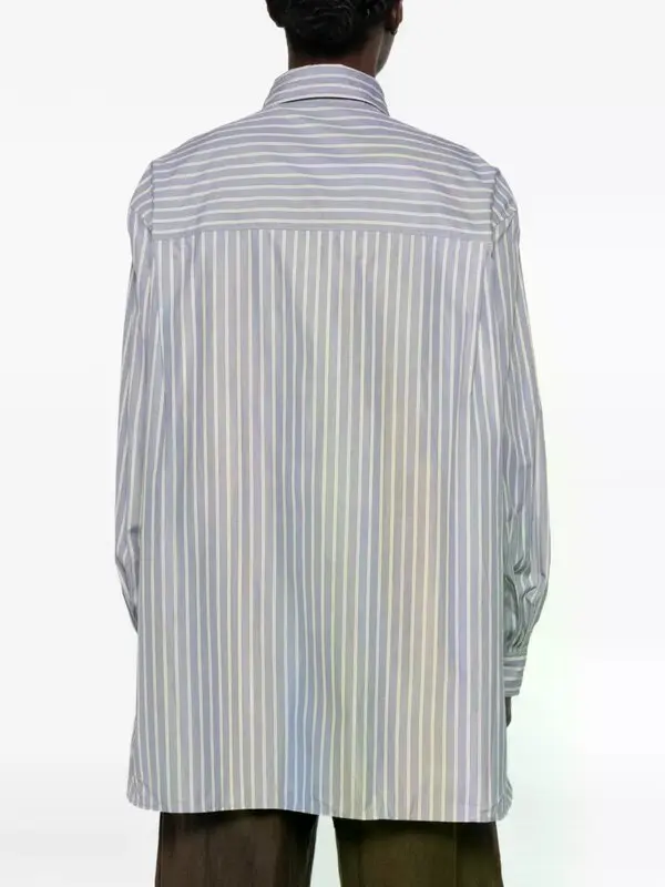 Soeur Vertical-stripe Long-sleeve Shirt