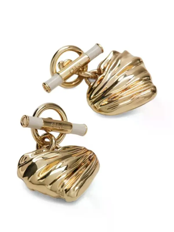 Chloé Heart-pendant Drop Earrings