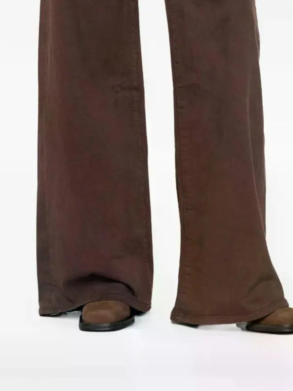 MOTHER The Undercover Sneak Wide-leg Jeans