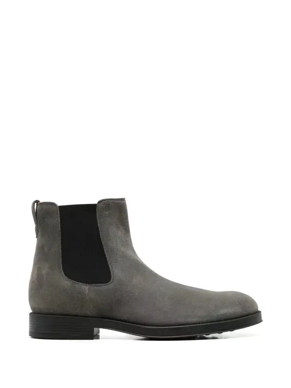 TOD'S Suede Chelsea Boots - Grey