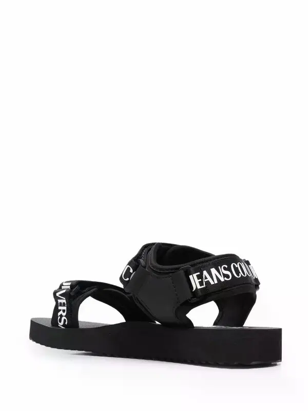 Versace Logo-print Open-toe Sandals