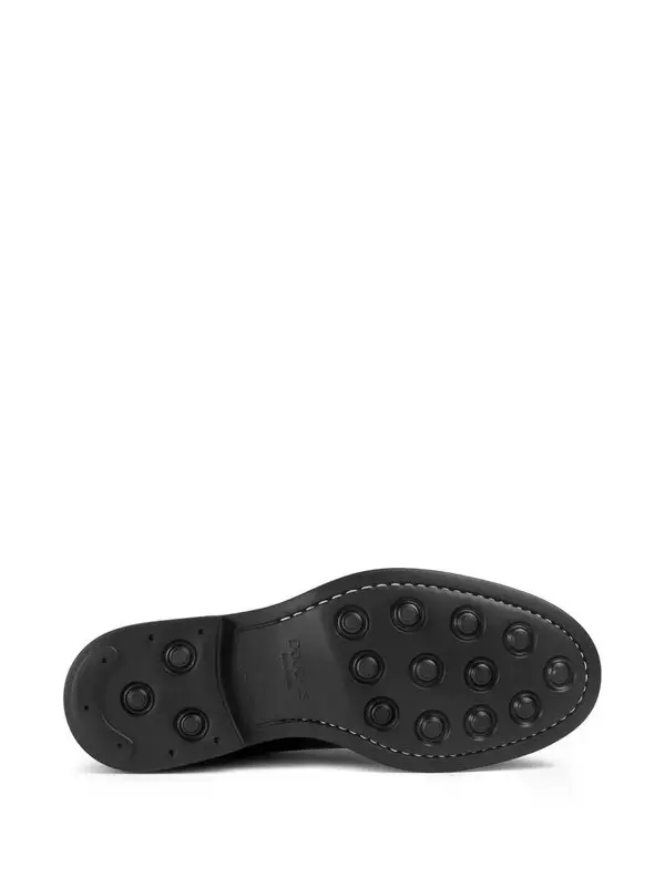 DOUCAL'S Lace-up Leather Derby Shoes