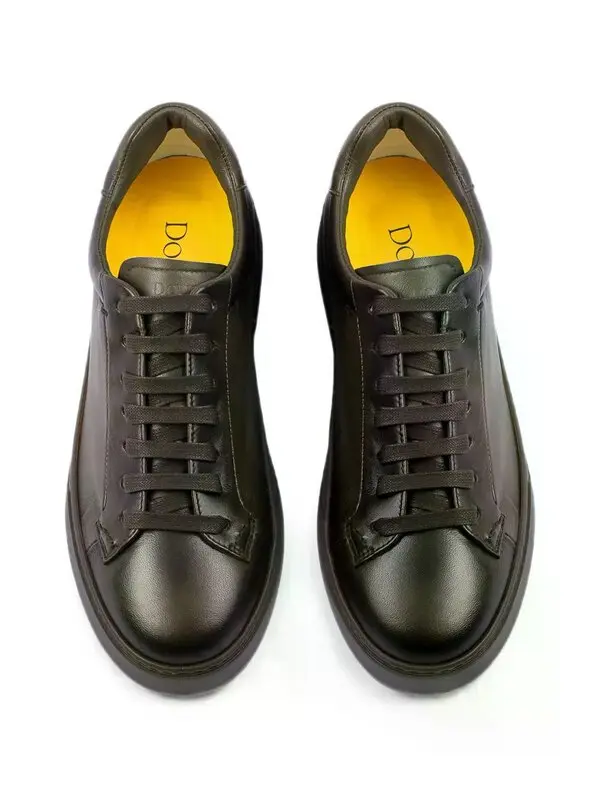 DOUCAL'S Lace-up Leather Sneakers