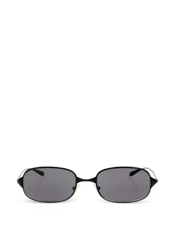 Alexander McQueen Oval-frame Sunglasses - Black