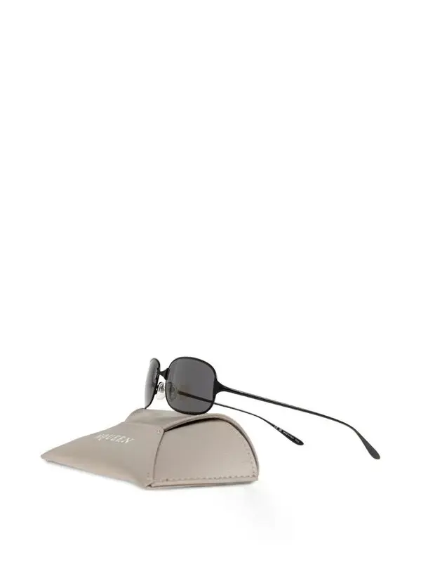 Alexander McQueen Oval Frame Sunglasses