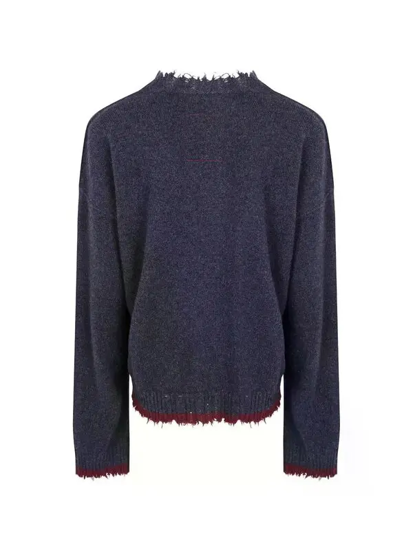 UMA WANG Distressed Cashmere Sweater
