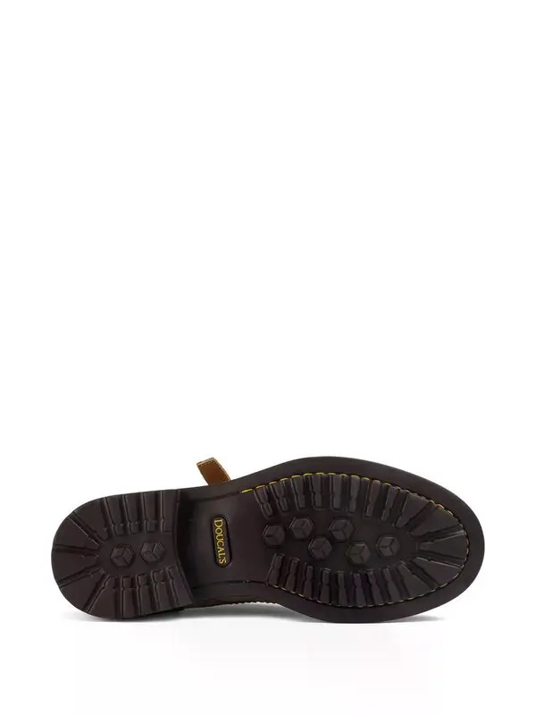 DOUCAL'S Brogue-detail Double-strap Monk Shoes