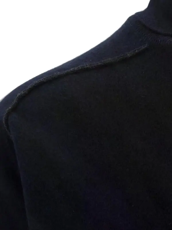 MAISON MARGIELA Raw-edge Mock-neck Sweater