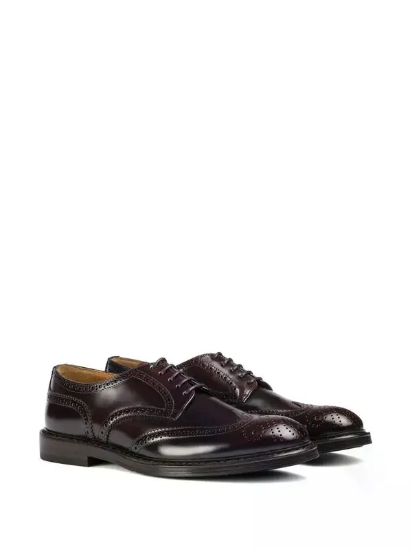 DOUCAL'S Perforated-detail Brogue Derby Shoes