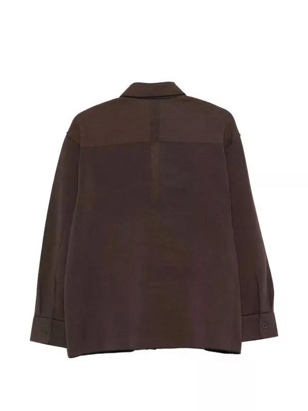 CFCL Ribbed-knit Chest-pocket Shirt