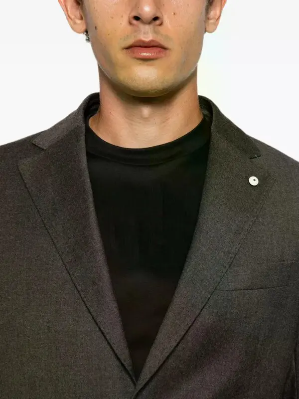 LUIGI BIANCHI MANTOVA Single-breasted Notched-lapels Suit