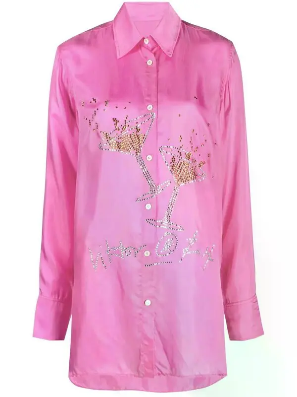 Viktor & Rolf Business Affairs Crystal- Embellished Shirt