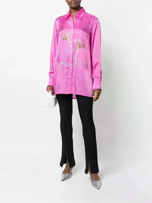 Viktor & Rolf Business Affairs Crystal- Embellished Shirt