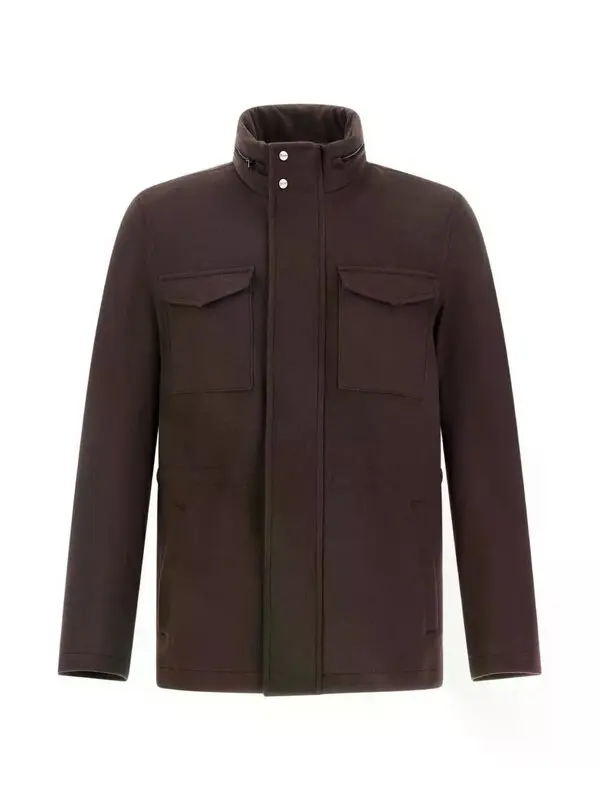 Herno High-neck Pocket-detail Jacket