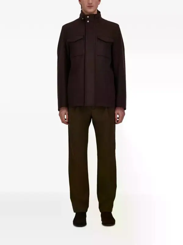 Herno High-neck Pocket-detail Jacket