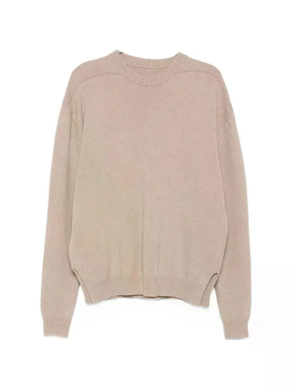 Rick Owens Round-neck Ribbed-knit Sweater