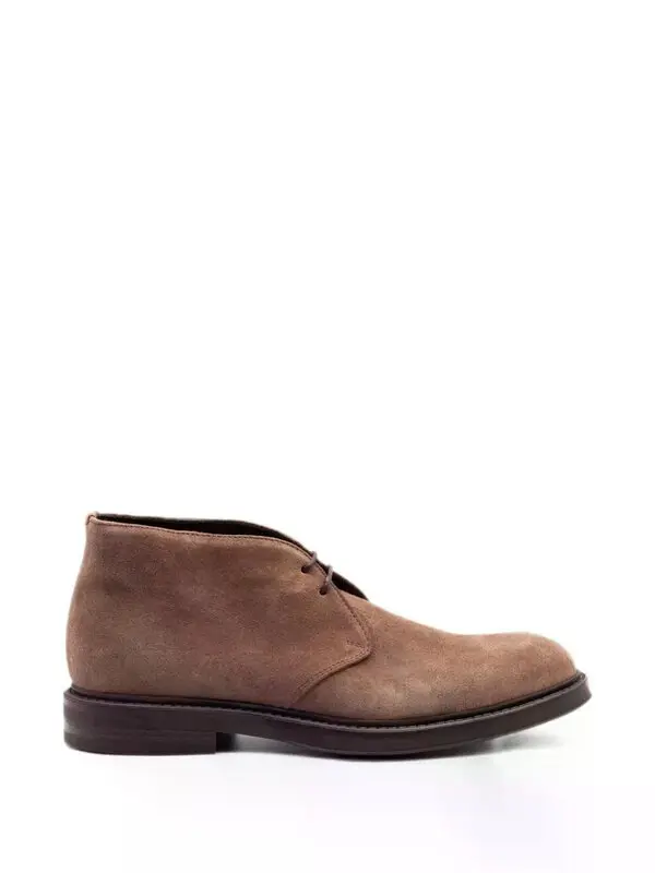 GREEN GEORGE Suede Lace-up Ankle Boots