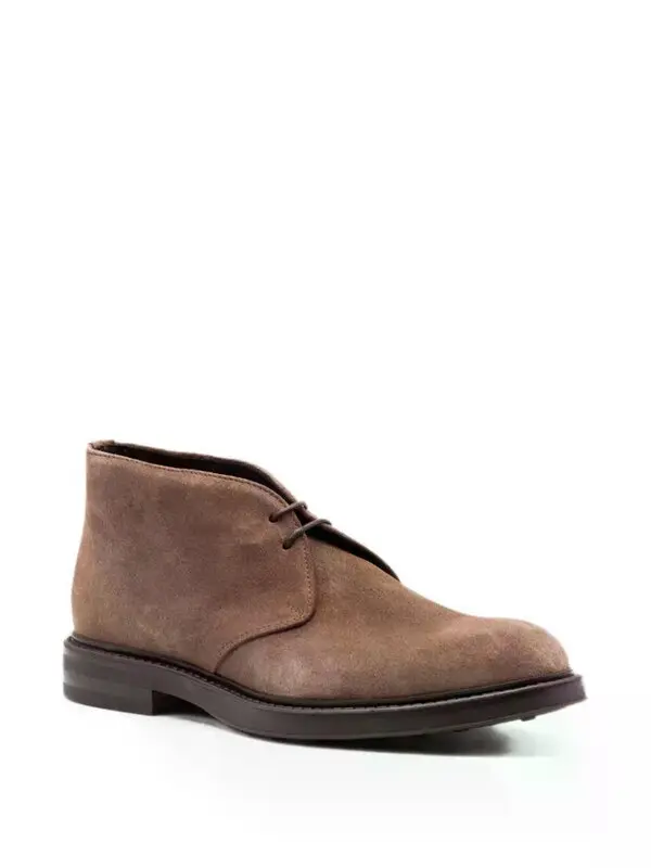 GREEN GEORGE Suede Lace-up Ankle Boots