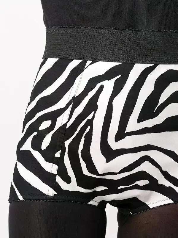 Dolce & Gabbana Zebra-print Shorts