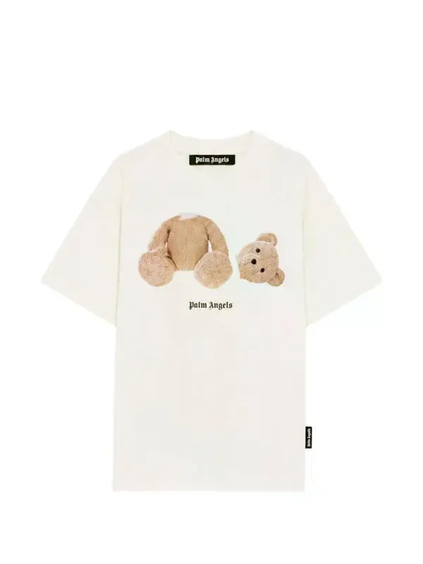 Palm Angels Bear T-shirt - Neutrals