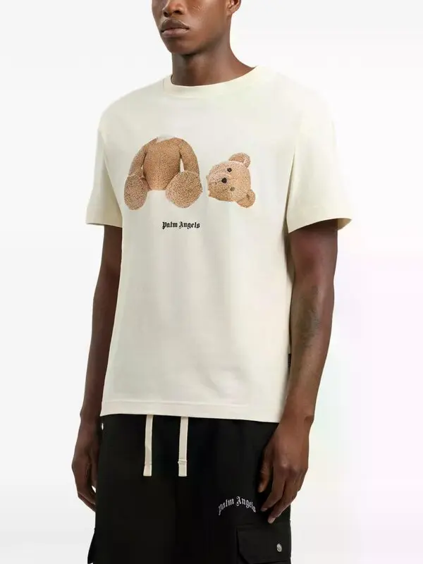 Palm Angels Bear T-shirt - Neutrals