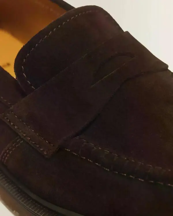 Dr. Martens Suede Penny Loafers