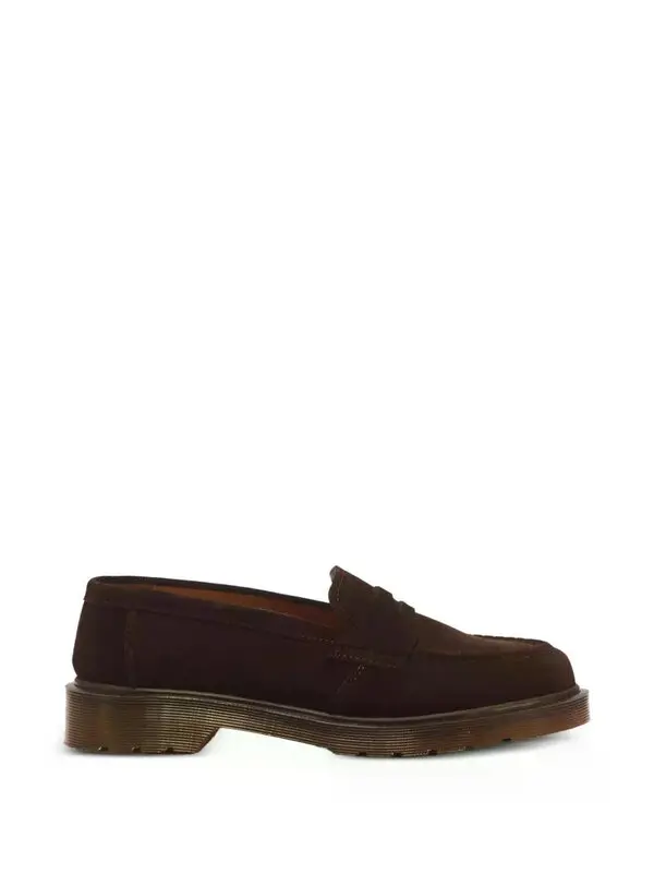 Dr. Martens Suede Penny Loafers - Brown