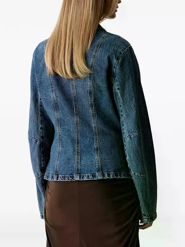GESTUZ Zip-up Denim Jacket