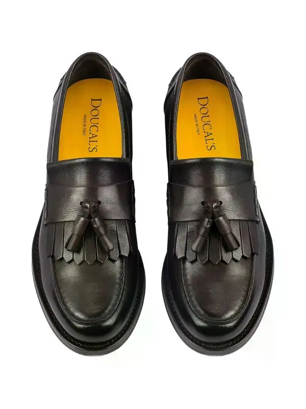 DOUCAL'S Tassel Fringe Loafers