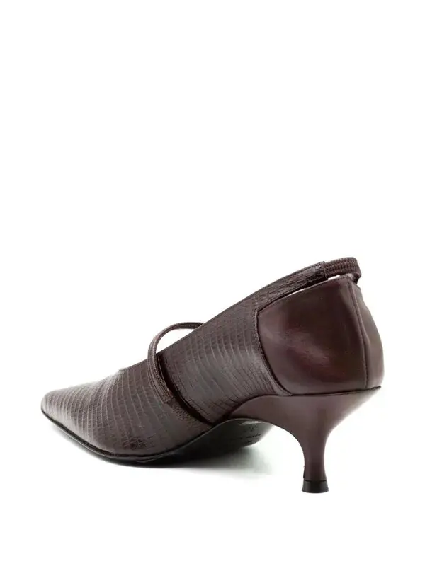 GIABORGHINI Elisa Woven-effect Pumps