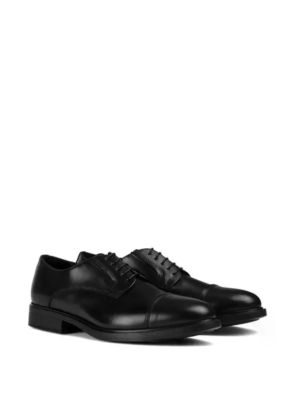 DOUCAL'S Cap-toe Lace-up Derby Shoes