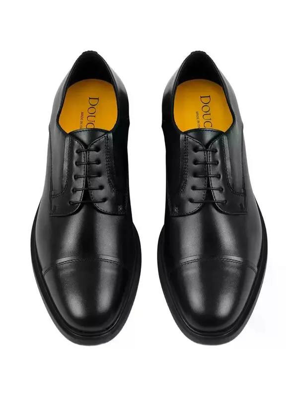 DOUCAL'S Cap-toe Lace-up Derby Shoes