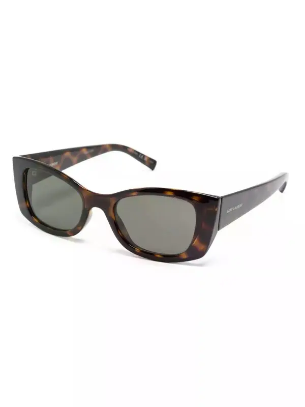 Saint Laurent Logo-engraved Cat-eye-frame Sunglasses