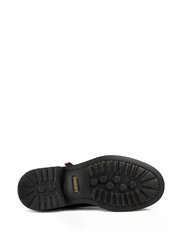 DOUCAL'S Brogue Double-buckle Monk Shoes