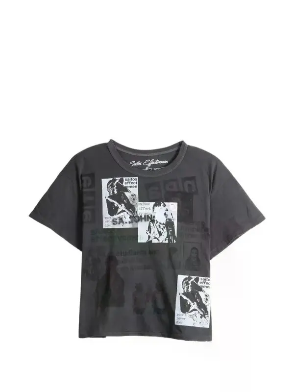 SAITOS Kurt Graphic-print Cotton T-shirt