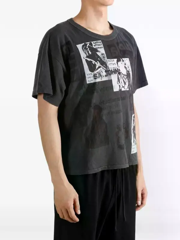 SAITOS Kurt Graphic-print Cotton T-shirt
