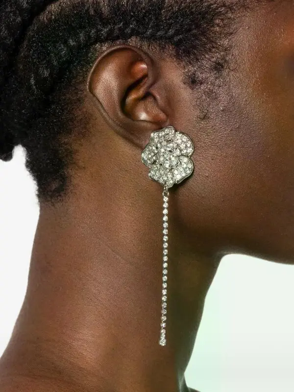 Alessandra Rich Floral-motif Earrings