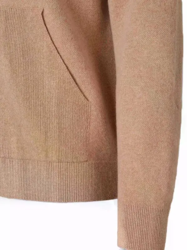 Canali Zip-up Elbow-patch Sweater