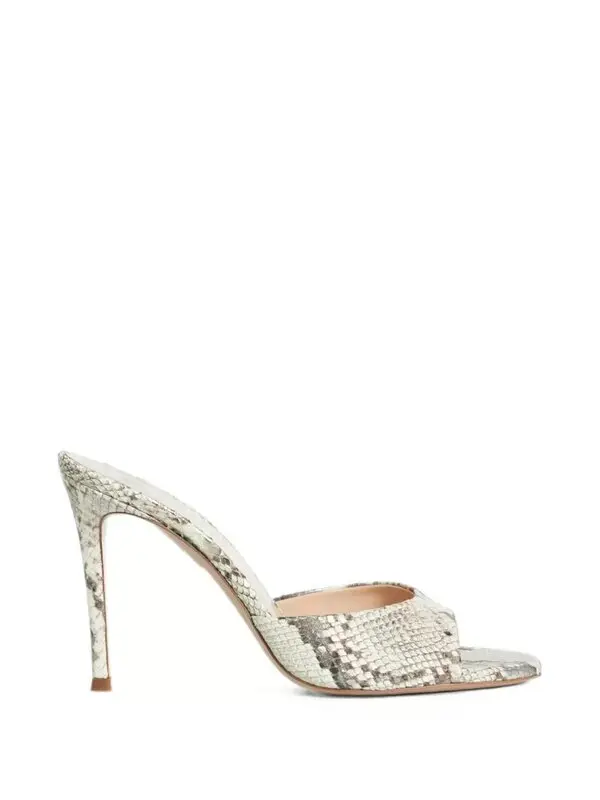 Roberto Festa Ramas Python-effect Heeled Sandals